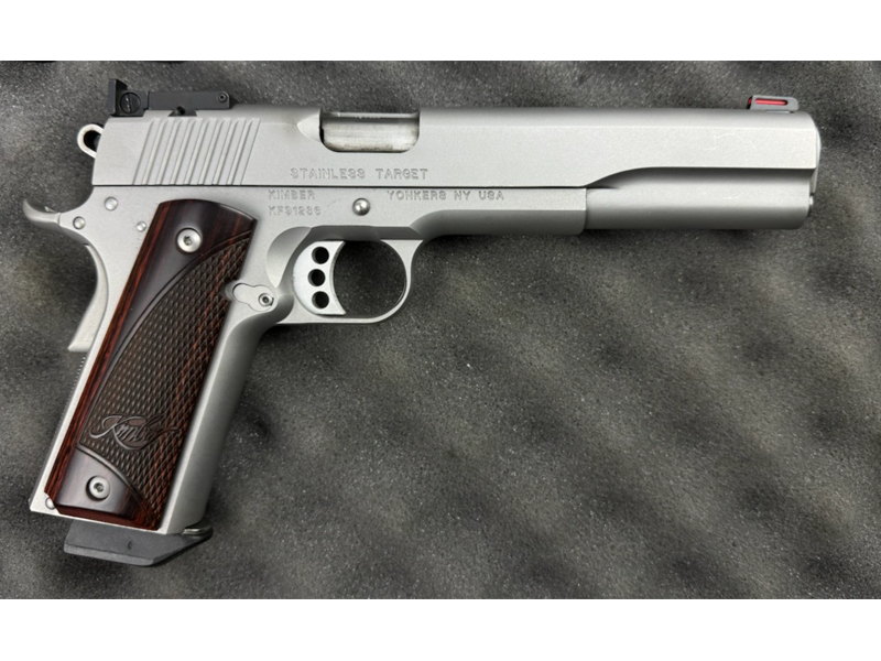 Kimber 1911 Target Stainless 6'' Kal. 10mm Auto – Waffen Paar GmbH